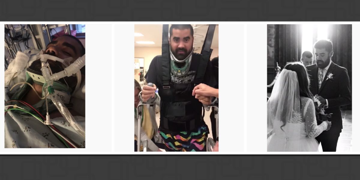 An incredible new video shows one man’s miraculous journey after being ...