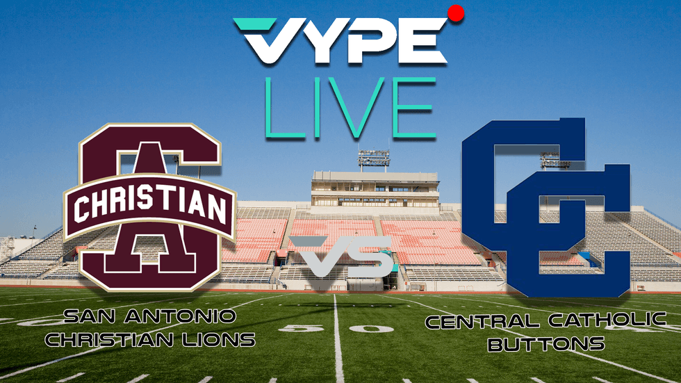 VYPE Live - Football: San Antonio Christian Lions vs. Central Catholic ...