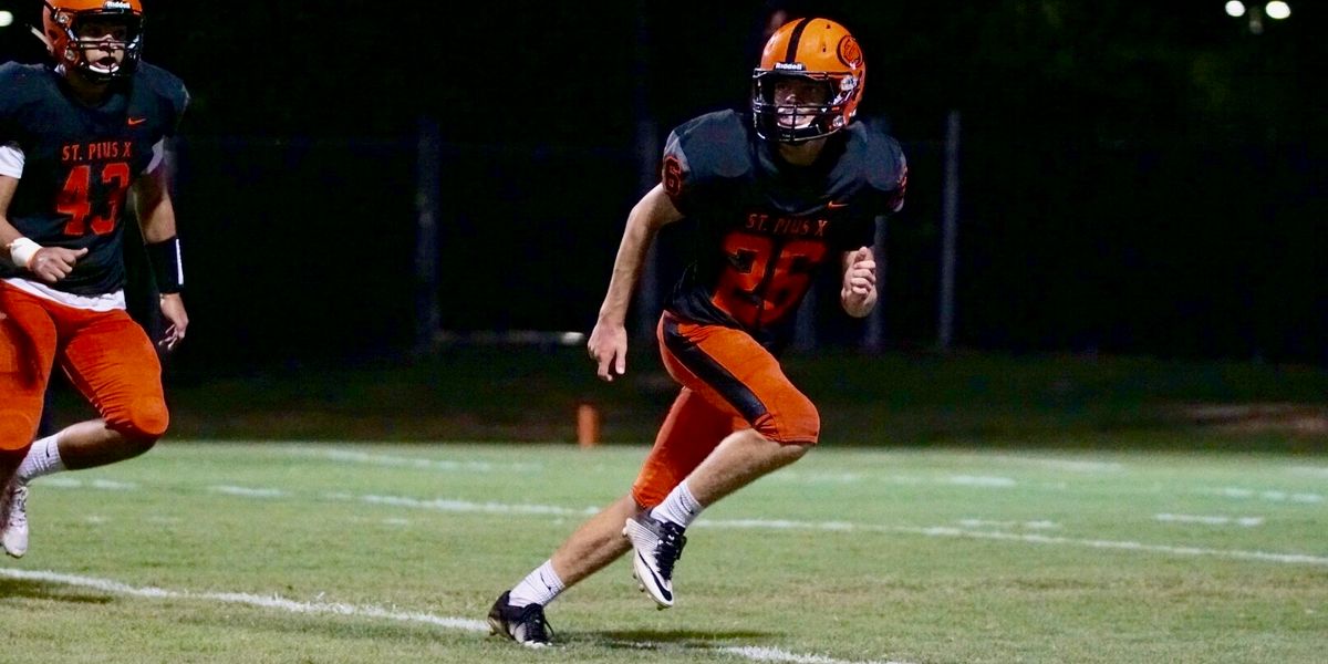 Hayden Payne Shines in Varsity Debut for St. Pius X - VYPE