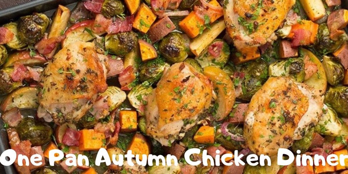 One Pan Autumn Chicken Dinner - My Recipe Magic
