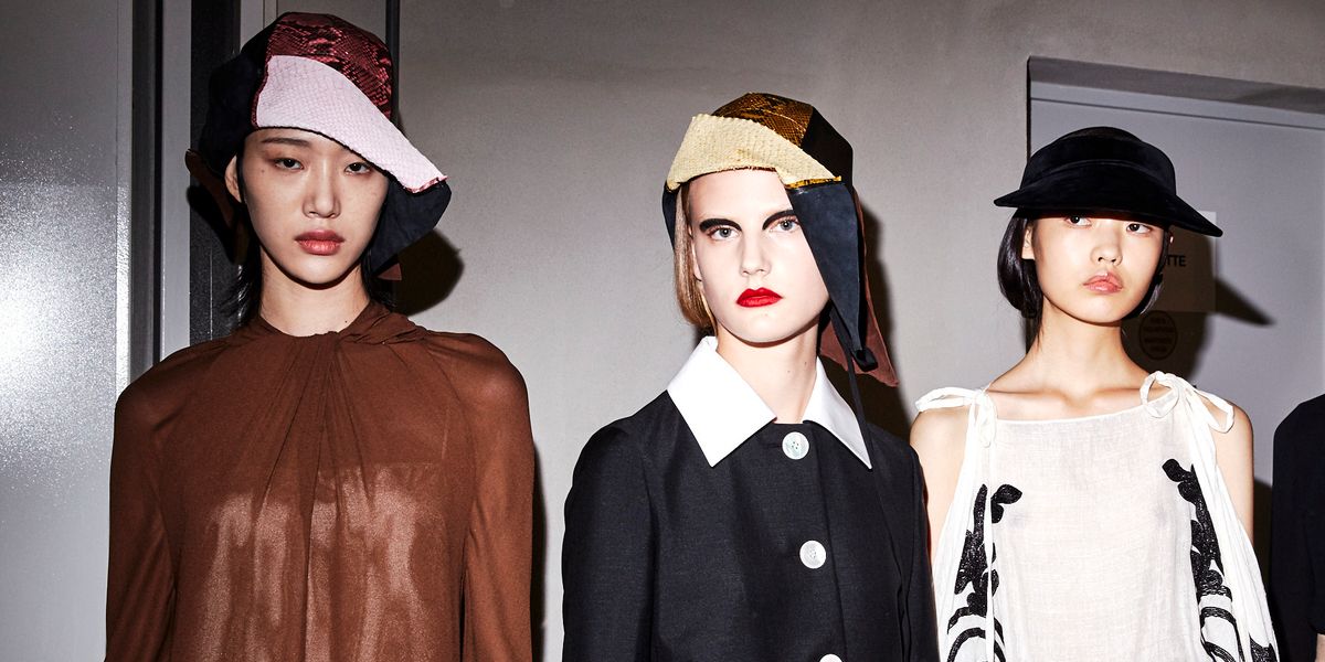 Prada Created a Golden, Pixelated Set for Its Spring Show - PAPER Magazine