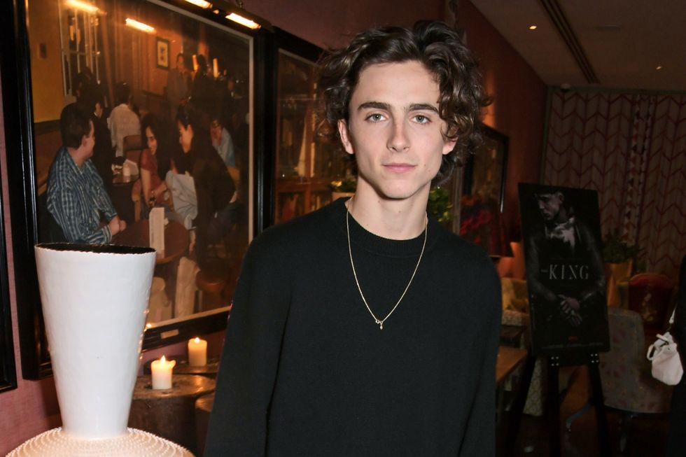 All the Times Timothée Chalamet Has Worn a Gold Chain - PAPER Magazine