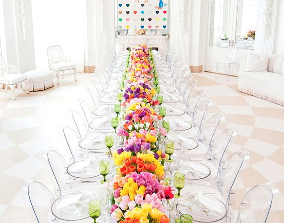 13 Show-Stopping Long Reception Tables for Your Big Day - Brit + Co