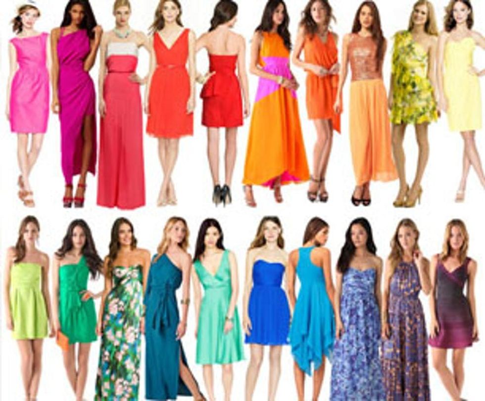 30 Colorful Cocktail Dresses for Summer - Brit + Co