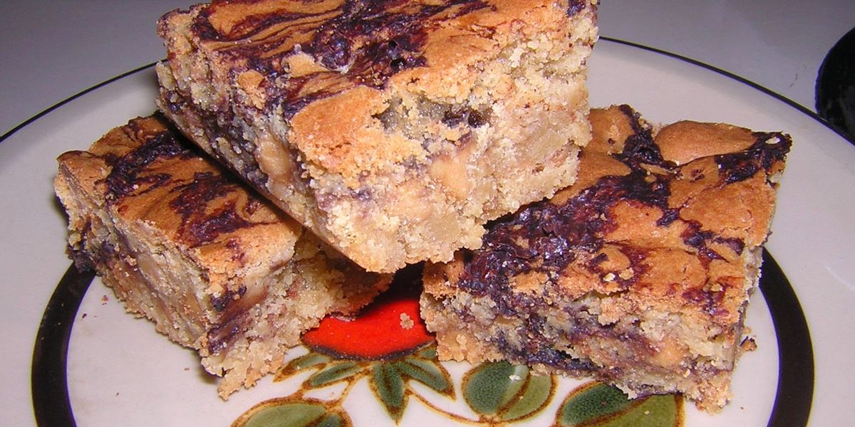 Double Peanut Butter Bars - My Recipe Magic