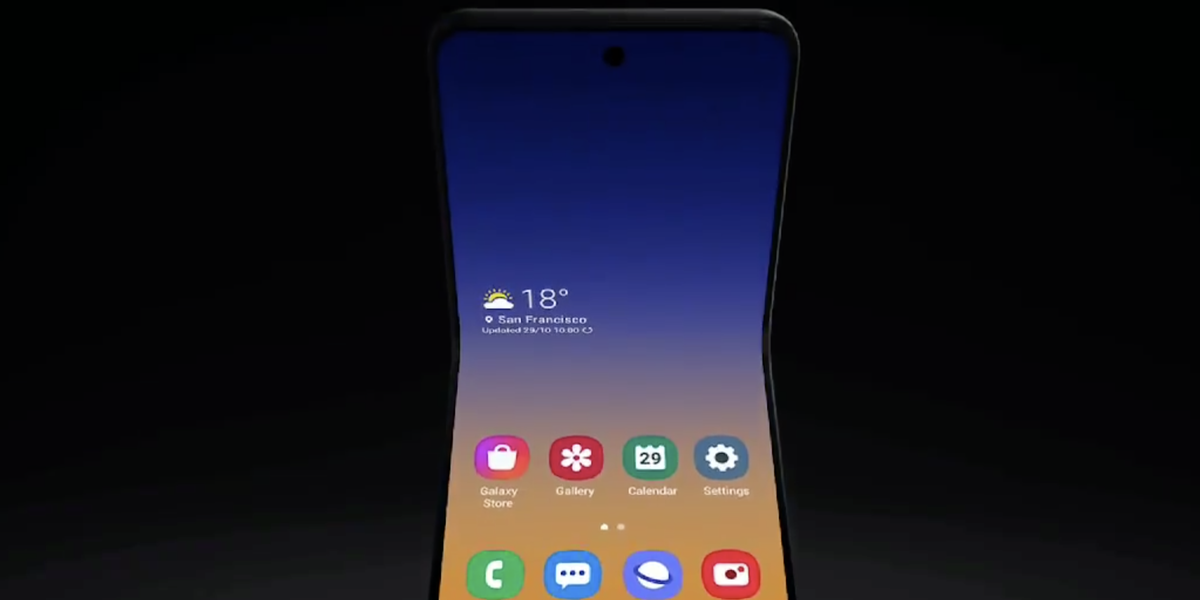 Samsung shows off new Razr-style folding phone concept - Gearbrain