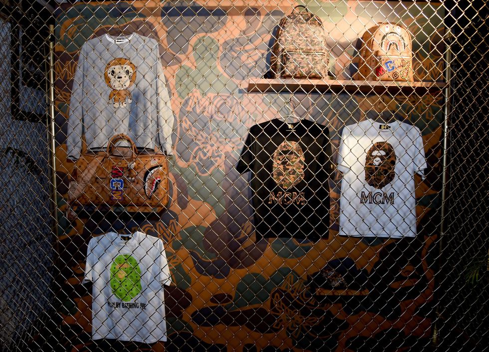 MCM x BAPE Launch Joint Capsule At West Hollywood Event - PAPER Magazine