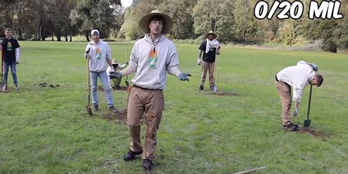 YouTubers joined together to combat climate change by planting 20 ...