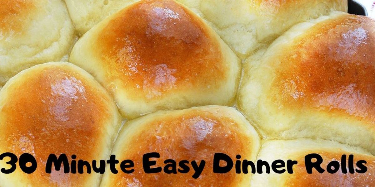 30 Minute Easy Dinner Rolls - My Recipe Magic