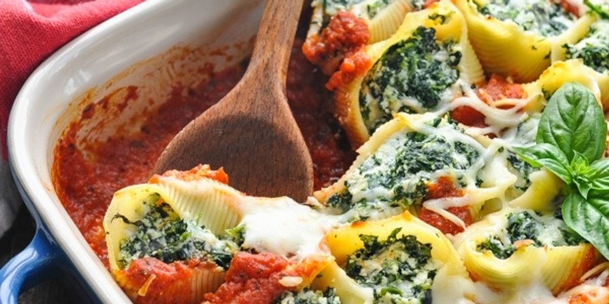 Spinach Stuffed Shells - My Recipe Magic