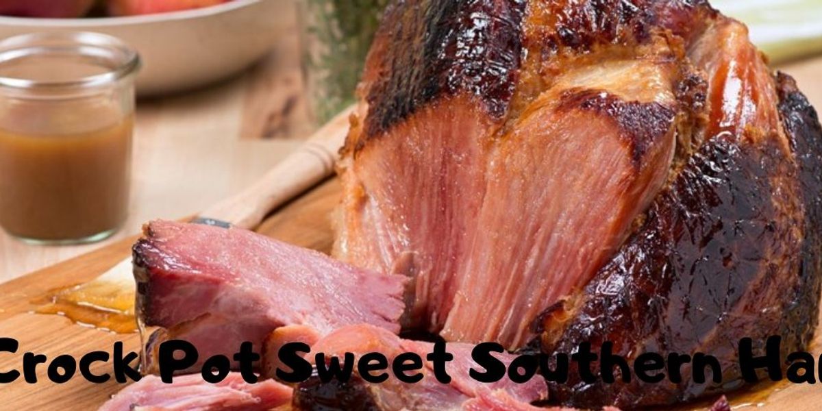 Crock Pot Sweet Southern Ham - My Recipe Magic