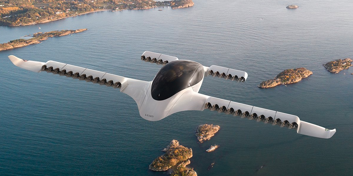 Lilium Jet flying taxi completes first 100 km/h test flights - Gearbrain