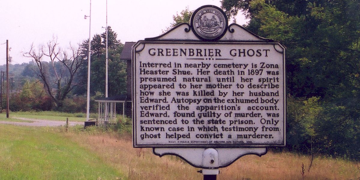 The tale of a ghost that helped convict a murderer is a West Virginia ...