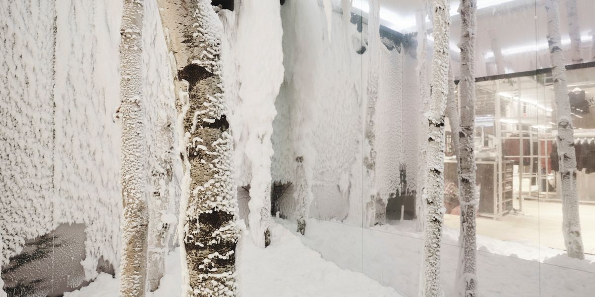 Woolrich Debuts First Snow Room In the U.S. - PAPER Magazine