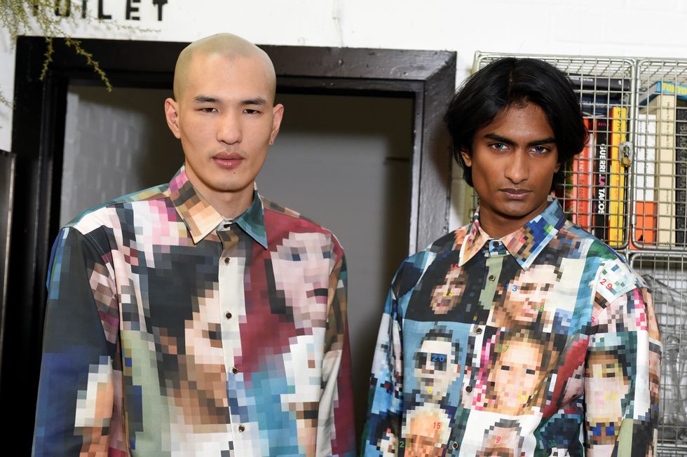 Xander Zhou Had Models in Pixelated Faces and Underwear - PAPER Magazine
