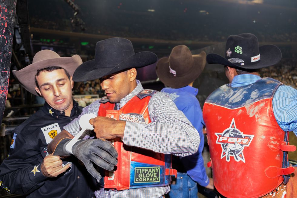 Haunting Photos From NYC Rodeo: Professional Bull Riders MSG - PAPER ...