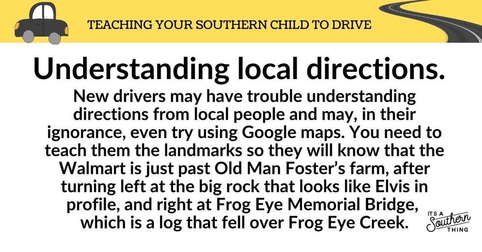 How to teach your Southern child to drive - It's a Southern Thing