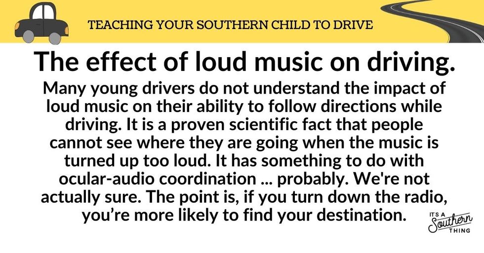 How to teach your Southern child to drive - It's a Southern Thing