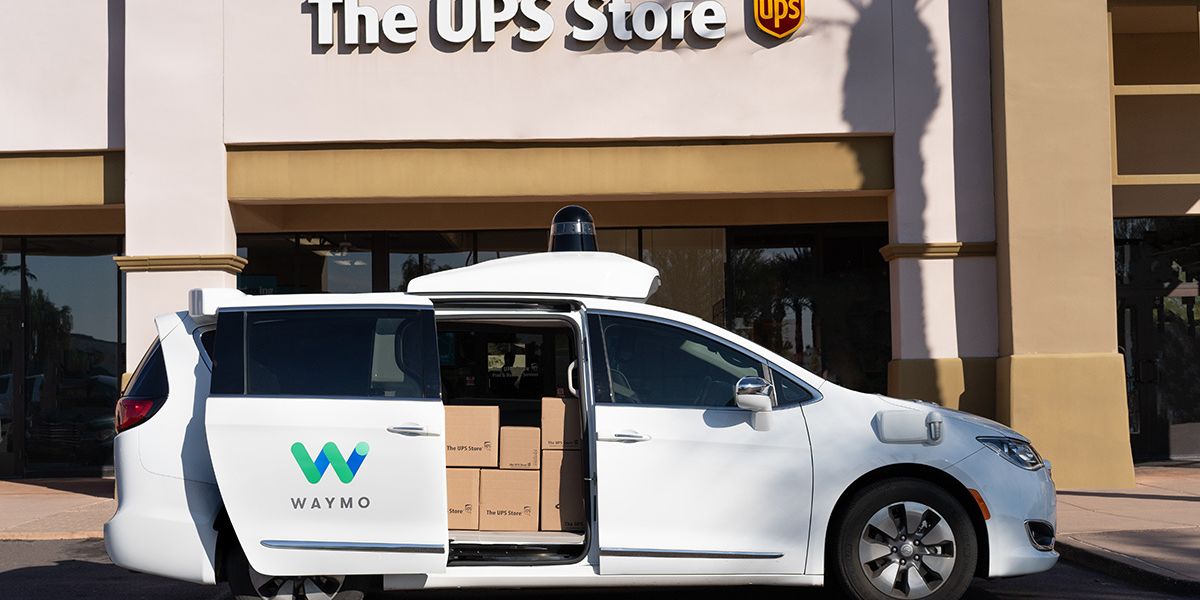 Waymo driverless cars to transport UPS packages - Gearbrain