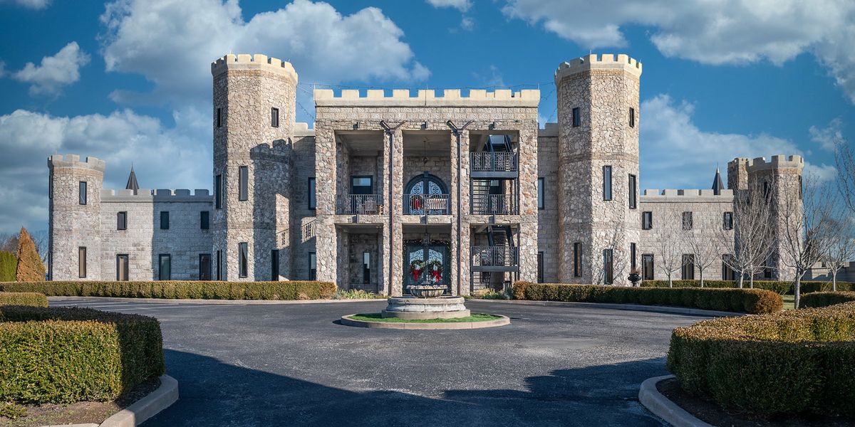 You can stay at a medieval-style castle in Kentucky with its own spa ...