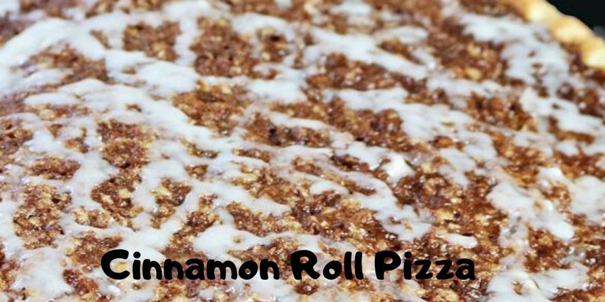 Cinnamon Roll Pizza - My Recipe Magic