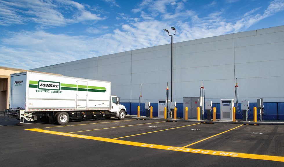 Penske Deploys Battery Electric Truck with Temco Logistics - Penske