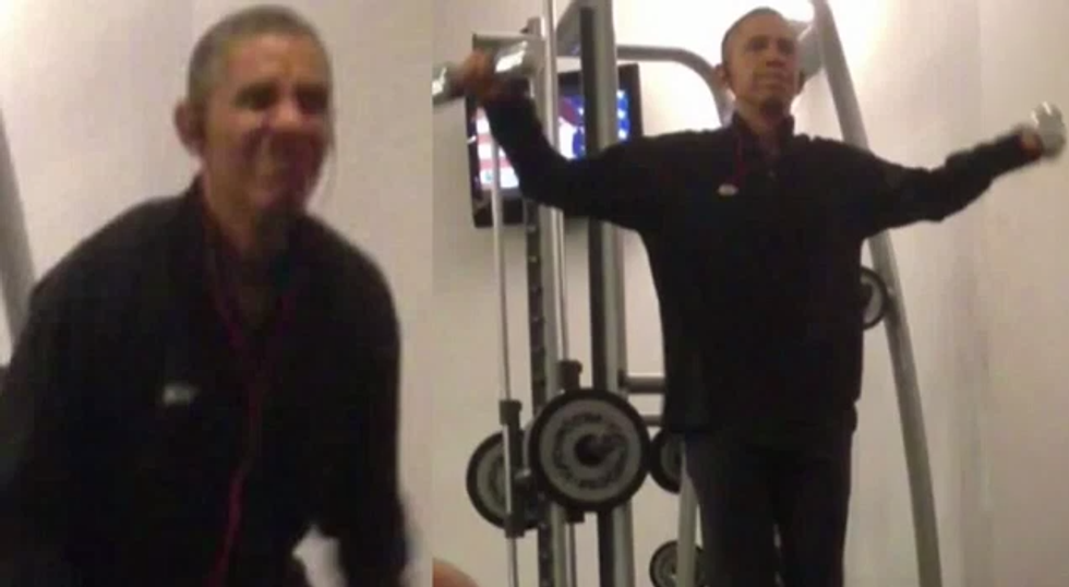 Obama Workout Video Goes Viral; Secret Service Says Gym Was Secure ...