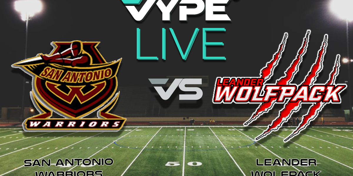 VYPE Live Minor Pro Football: San Antonio Warriors vs. Leander Wolfpack ...