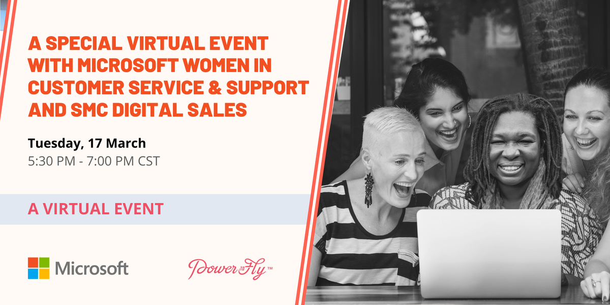 A Special Virtual Event with Microsoft Women in Customer Service ...