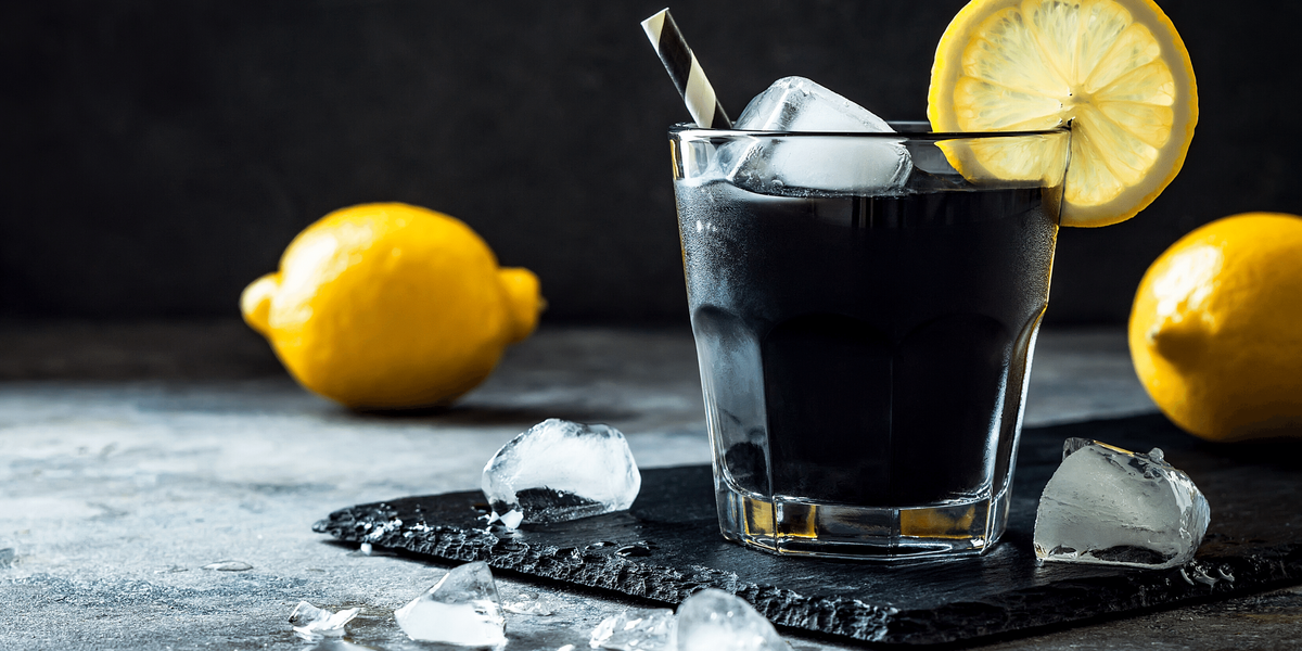 Black Charcoal Lemonade - My Recipe Magic