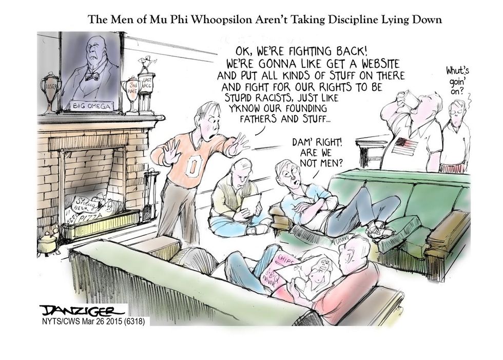 Cartoon: The Frats Fight Back - National Memo