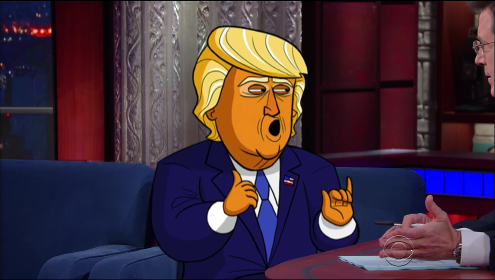 Cartoon Donald Trump, ‘Greatest Character Actor Of All-Time,’ Visits ...