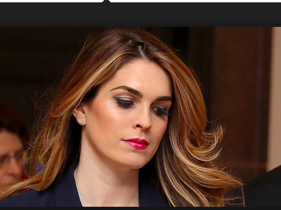 McEntee (Who Couldn’t Get Clearance) And Hicks Returning To White House ...