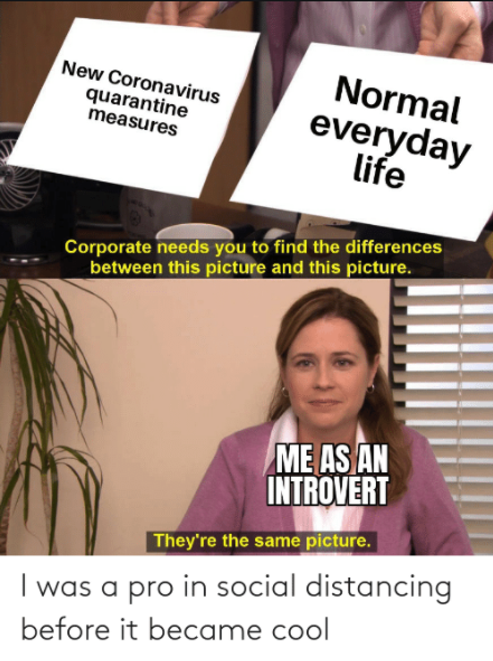 10 Memes Expressing Every Introvert's Opinion On Social Distancing