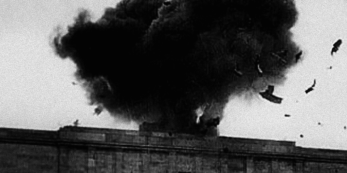 75 years ago, the U.S. blew up a giant swastika in Nazi Germany and it ...