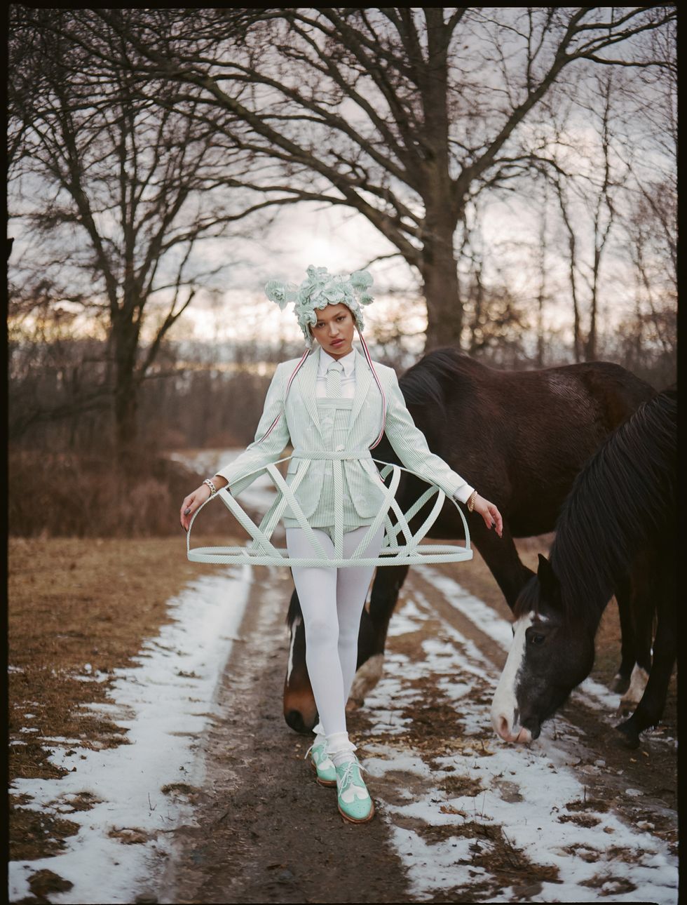 Model Ciarda Hall Takes Us to Upstate New York - PAPER Magazine