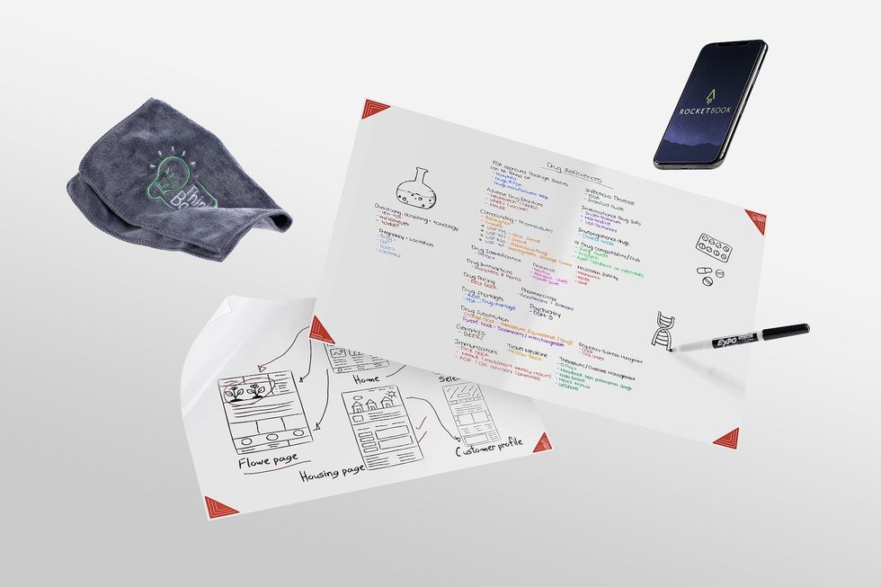 Rocketbook launches a peel-and-stick whiteboard for just $12 - Gearbrain