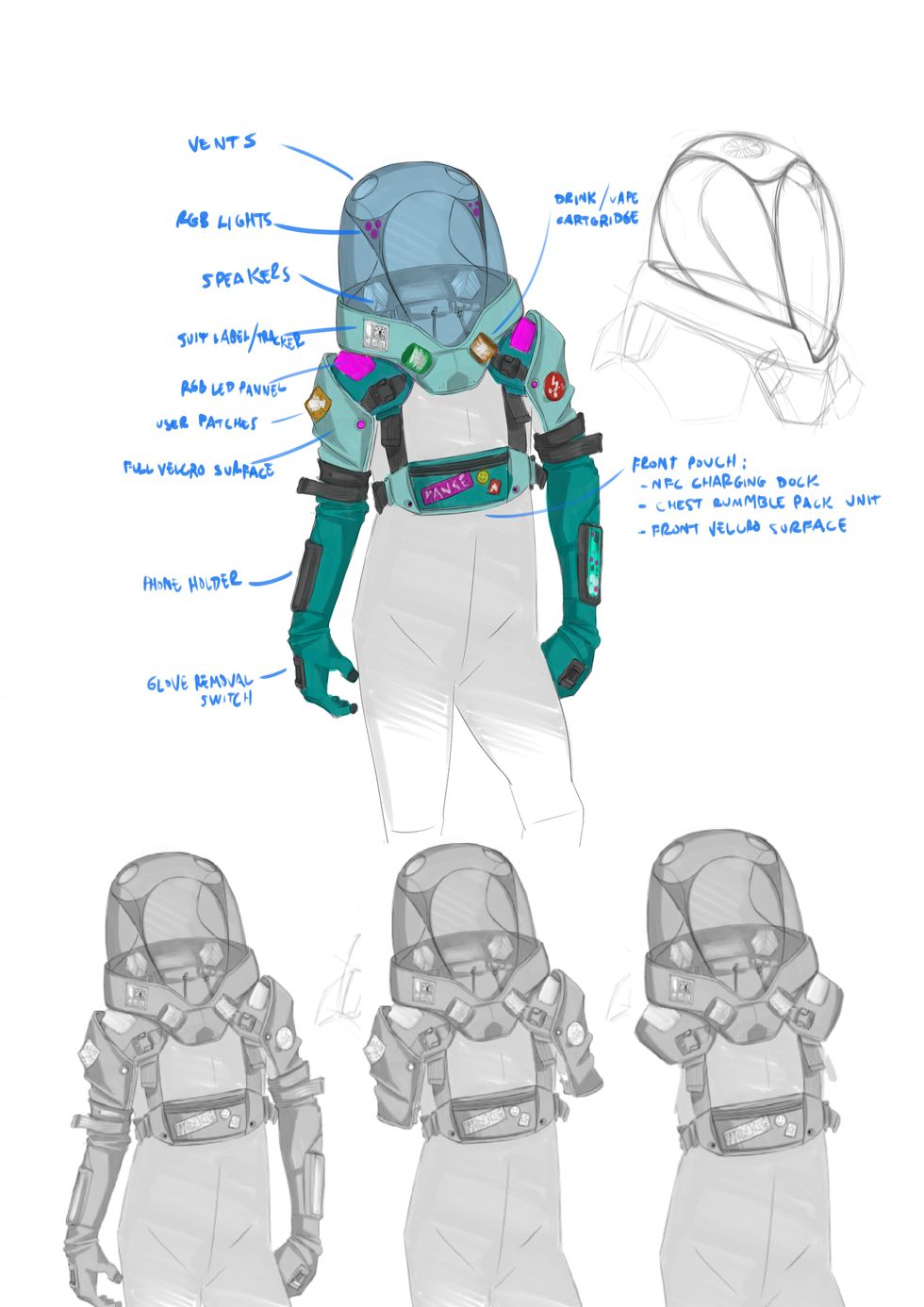 Production Club Unveils Rave-Ready "Micrashell" Hazmat Suit - PAPER ...
