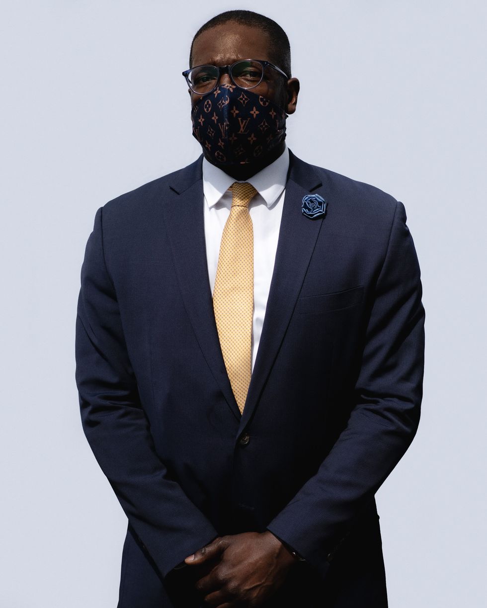 A Group of Well-Dressed Men Honor George Floyd in Harlem - PAPER Magazine