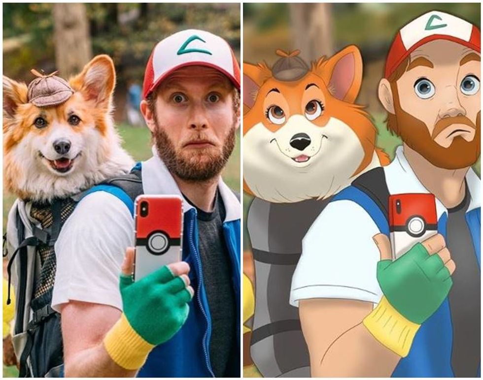 Brilliant artist 'Disneyfies' people's pets into Disney characters ...