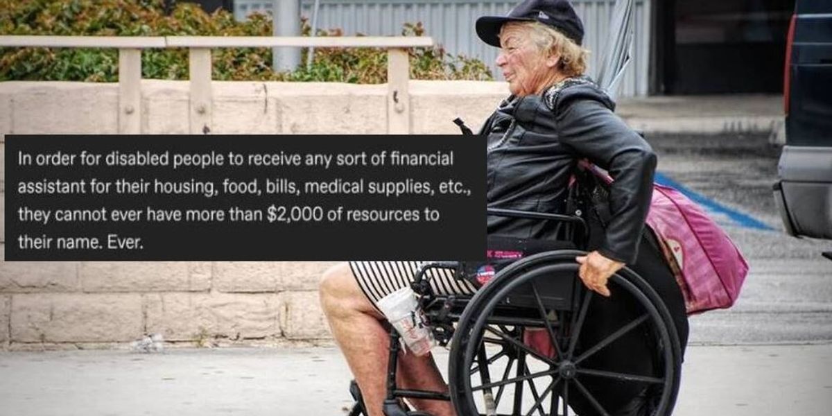 A must-read thread shows how assistance programs keep disabled people ...