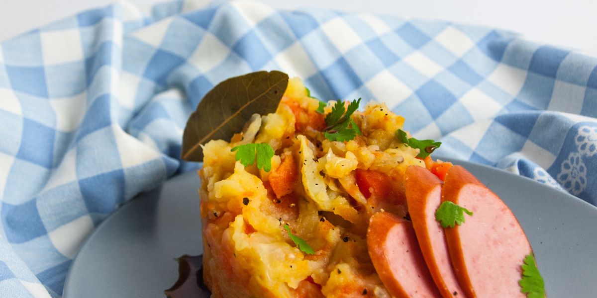 Dutch hutspot with smoked sausage - My Recipe Magic