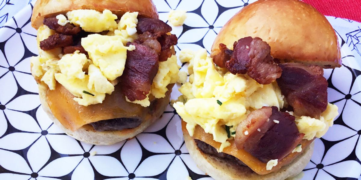 Fullblood Wagyu Beef Bacon and Breakfast Sausage Sandwiches - My Recipe ...