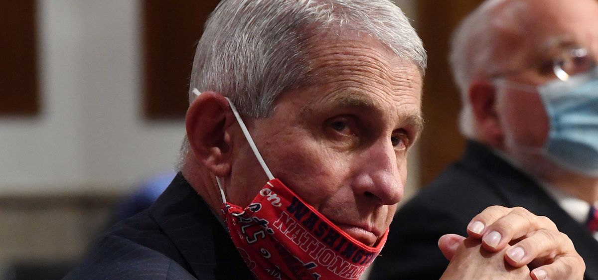 Dr. Fauci suggests people wear goggles or eye shields 'if you really ...