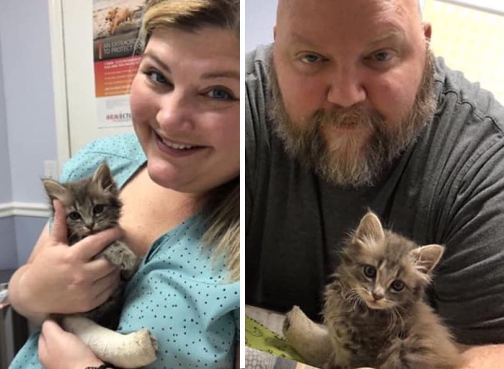 Tripod Kitten Won Hearts of Wonderful Family and Blossomed into ...