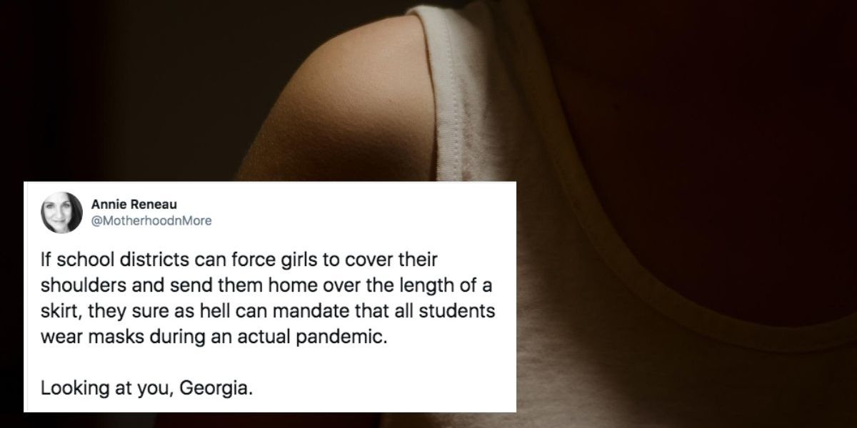 Let's chat about schools enforcing dress codes but making masks a ...