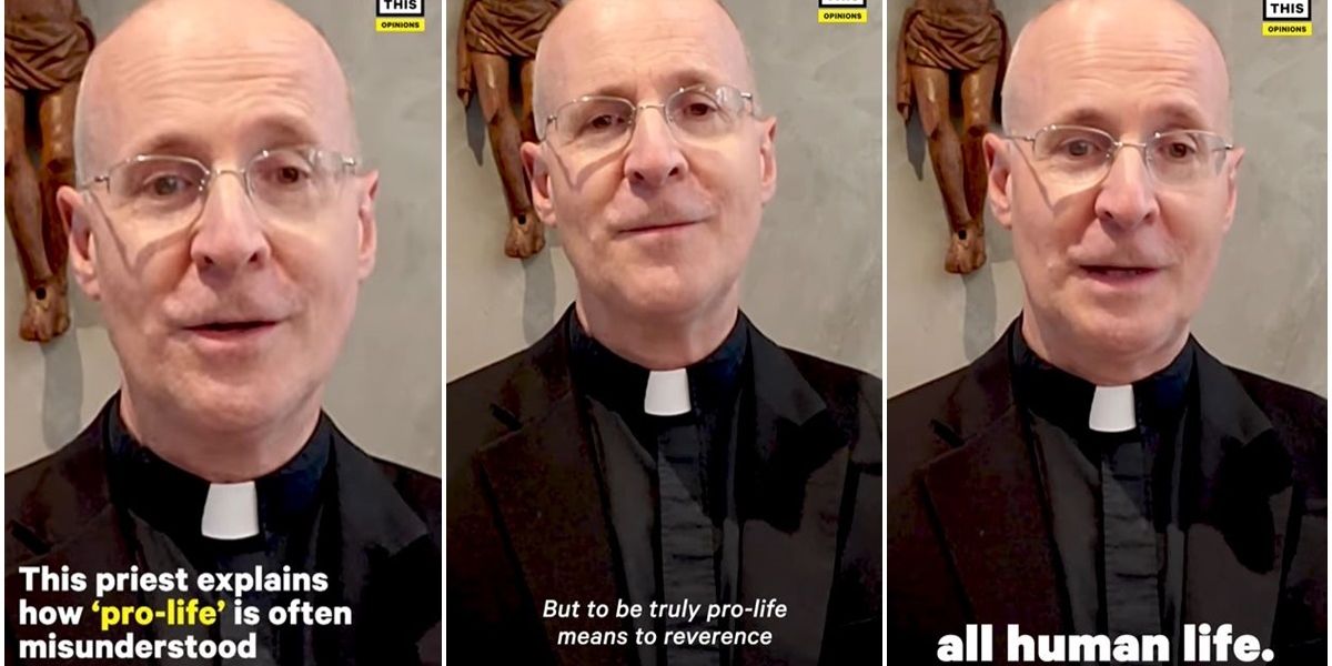 Catholic priest explains what it really means to be 'Pro-Life' - Upworthy