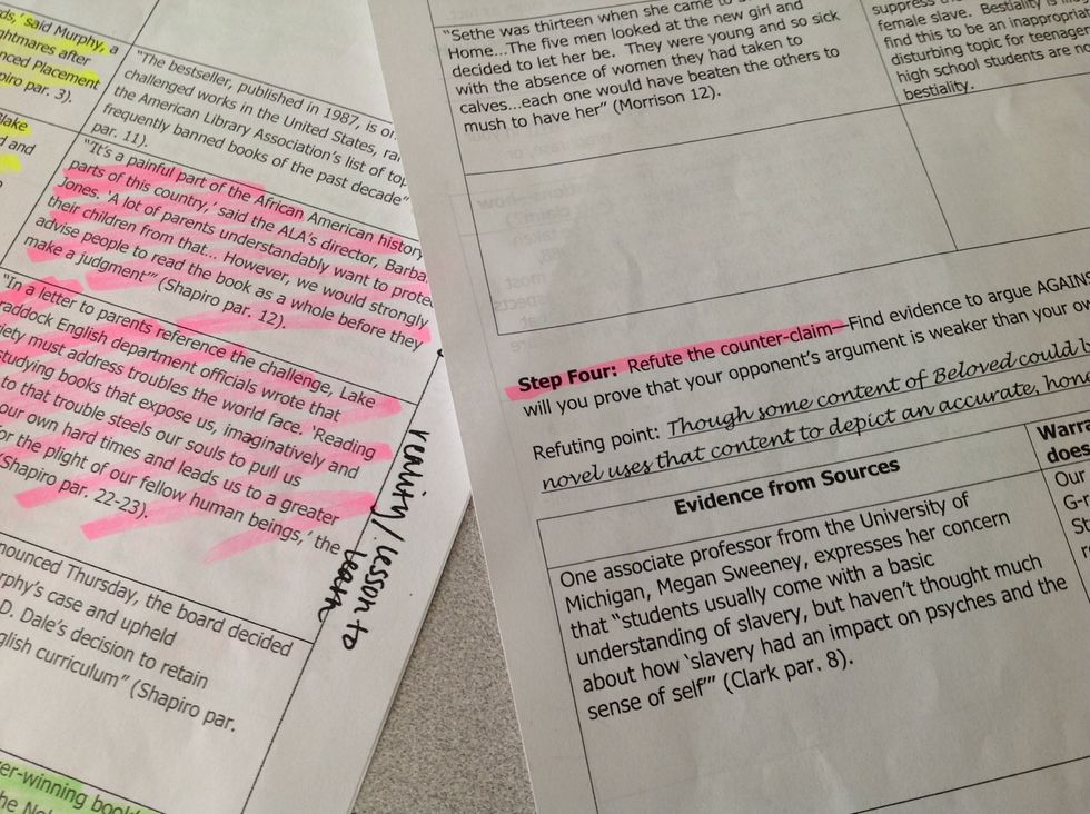 How to color-code your evidence - B+C Guides