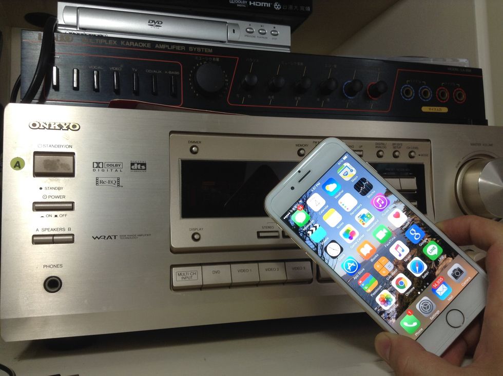 How to hook up iphone 6 to home stereo receiver - B+C Guides
