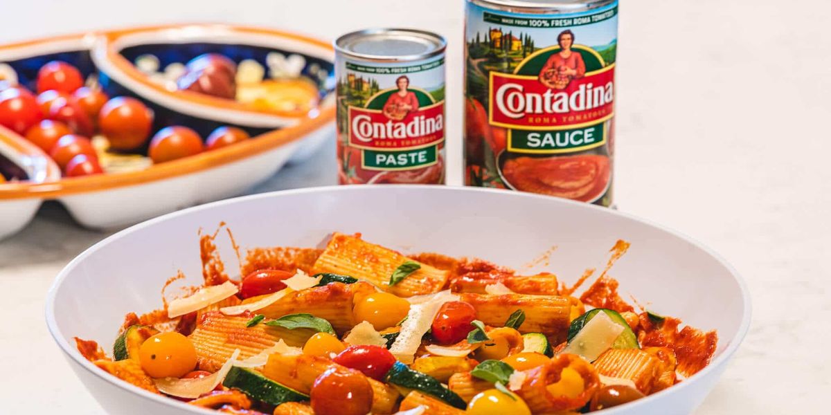 Paccheri Pasta with Summer Vegetables - My Recipe Magic